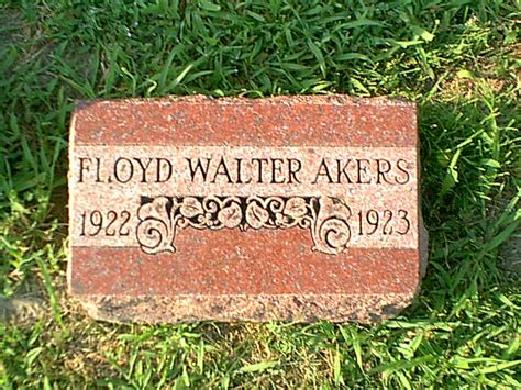 Floyd Walter Akers 1922 1923 Find A Grave Memorial