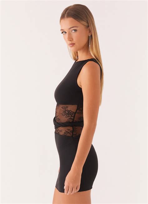 Echo Mini Dress Black Peppermayo Us Echo Mini Dress Black Peppermayo Us