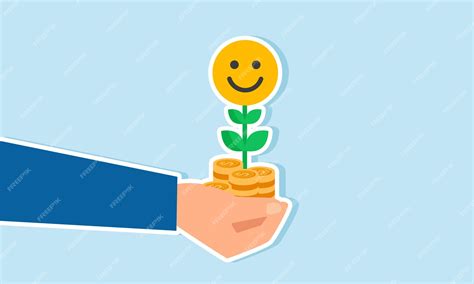 Premium Vector A Businessmans Hand Holds A Stack Of Dollar Coins