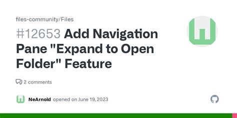 Add Navigation Pane Expand To Open Folder Feature · Issue 12653 · Files Communityfiles · Github