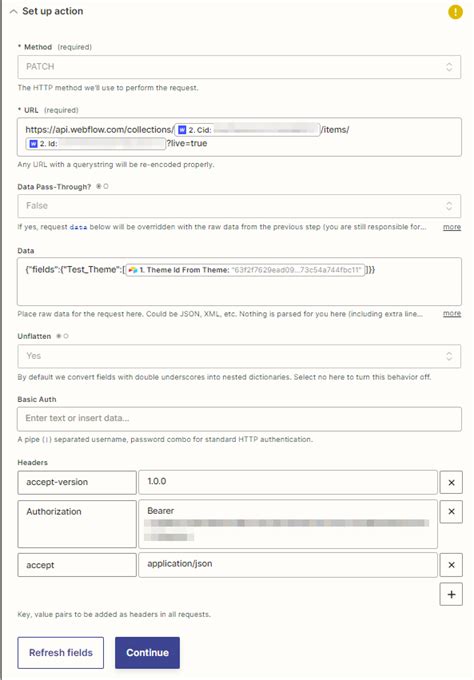 Webflow Multi Reference Patch Setup Zapier Community