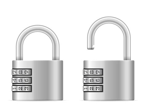 Premium Vector Padlock Set