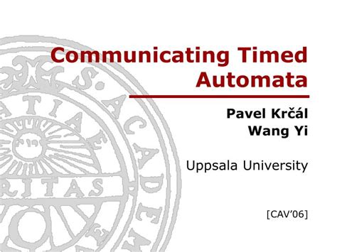 Ppt Communicating Timed Automata Powerpoint Presentation Free Download Id3799203
