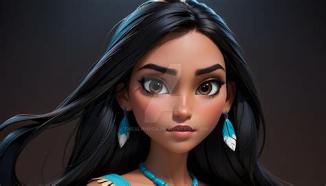 Portrait Pocahontas By Thealphega On Deviantart