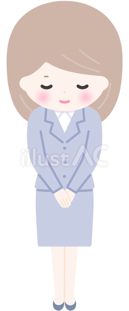 ノートパソコンを使っているスーツの女性1イラスト No 23462612｜無料イラスト・フリー素材なら「イラストac」