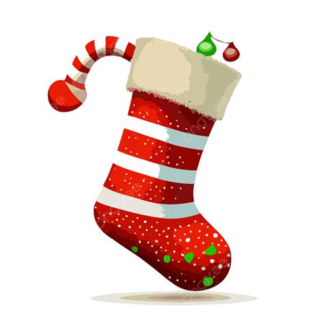스타킹 크리스마스 벡터 크리스마스 장신구 만화의 많은 스티커 클립 아트 다채로운 양말 상표 클립 아트 Png 일러스트 및