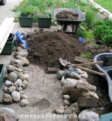How To Build A Pond In A Raised Garden Bed Empress Of Dirt