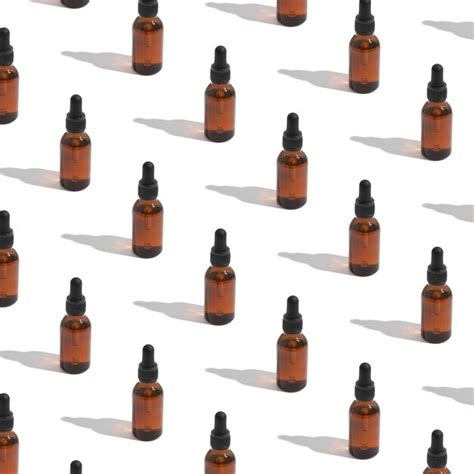 Premium Photo Glass Bottle With A Dropper For Oil Or Tincture On A