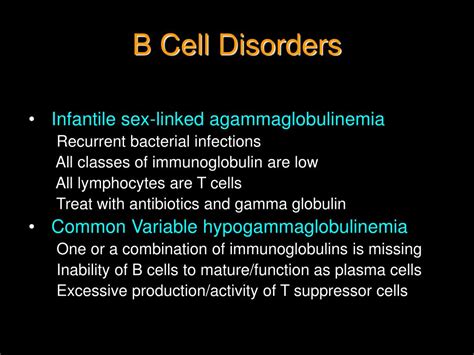 Ppt Disorders Of Immunity Immunodeficiency Diseases Powerpoint