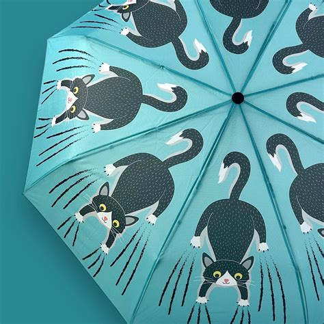 Cat Scratch Auto O C Folding Art Umbrella By Naked Decor Brolliesgalore