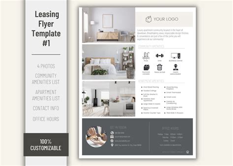 Leasing Flyer Templates
