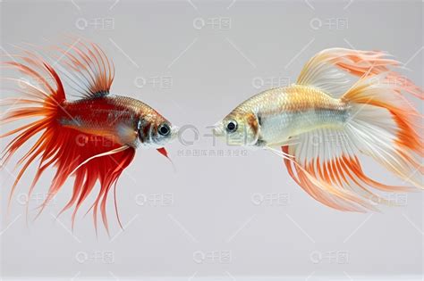 聊天ai数字艺术 聊天简约风格红色橙色斗鱼专注对视商业照片 Ai人像免费下载 Png格式 4096像素 编号71643932 千图网