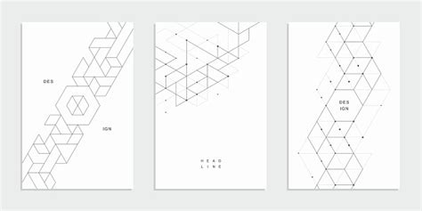 추상 기하학적 기술 회사 브로셔 회사 Id 전단지 벡터 세트 비즈니스 프레젠테이션 0명에 대한 스톡 벡터 아트 및 기타 이미지 0명 3차원 형태 개념 Istock