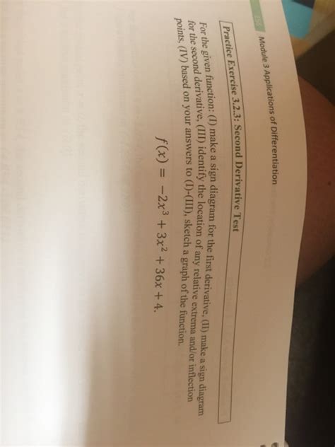 Solved Module 3 Applications Of Differentiation Ractice