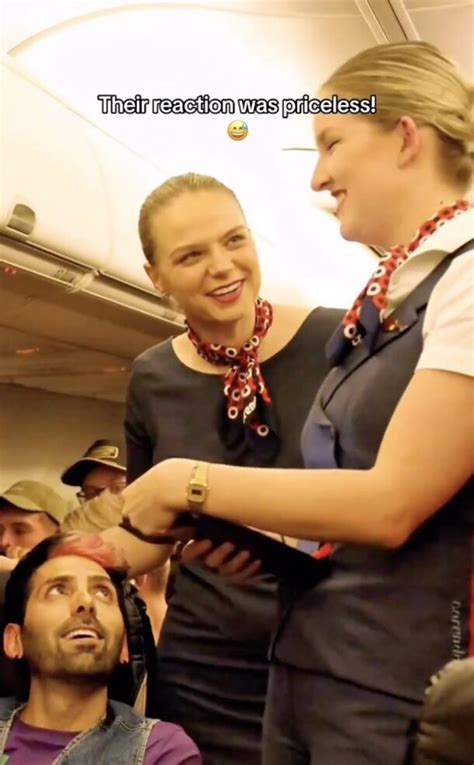 Flight Attendant Reacts To Can I Kiss You Comment From Passenger