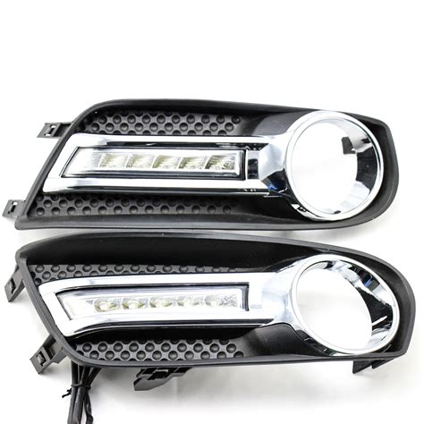 Auto Accessory LED Fog Lamp Light DRL For Nissan Tiida