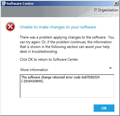 Fix SCCM Application Install Error X D