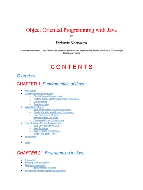 java by debasis samanta pdf java programming language java