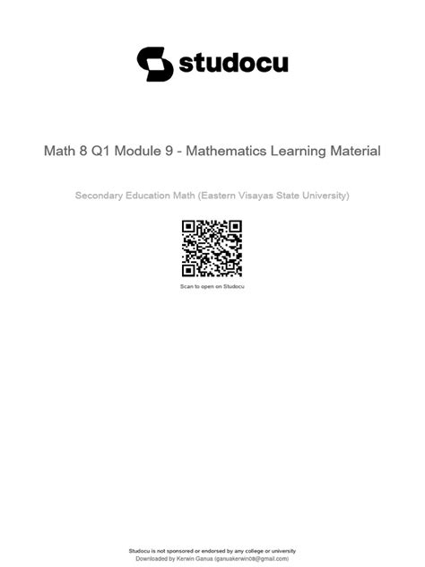 Math 8 Q1 Mod Pdf Slope Learning