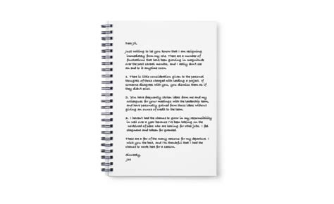 Frustrated With Your Job Write A Resignation Letter But Don T Deliver It