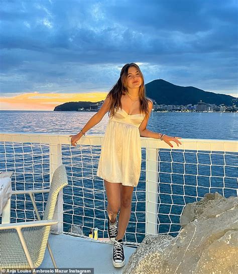 Alessandra Ambrosios Mini Me Daughter Anja 14 Strongly Resembles The