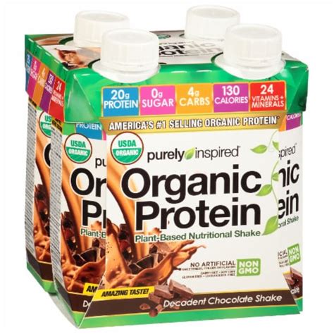 Purely Inspired Organic Protein Decadent Chocolate Plant Based
