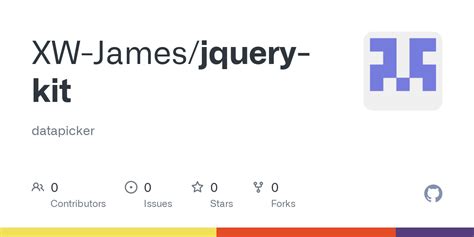 Github Xw Jamesjquery Kit Datapicker