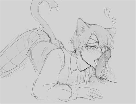 Rule 34 2boys Cat Ears Catboy Daan Fear And Hunger Eyepatch Fear