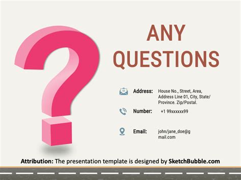 Funny Any Questions Slide