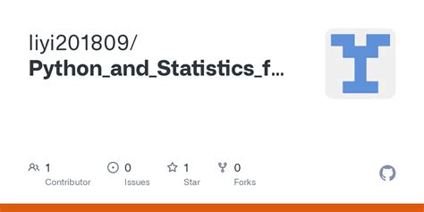 GitHub Liyi Python And Statistics For Financial Analysis