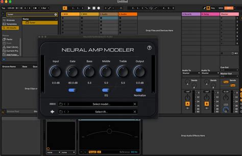 neural amp modeler not showing any model or irs to select i m new to