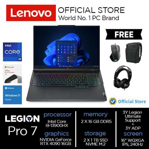 Promo Lenovo Legion Pro Irx H Core I Hx Gb Tb Ssd Rtx Gb Diskon Di Seller