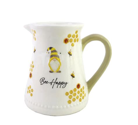Ceramic Bumble Bee Gonk Jug Gonk Swedish Tomte Nordic Gnome