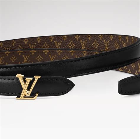 Louis Vuitton Lv Mini 15mm Reversible Belt Black For Women M8869w Temafes