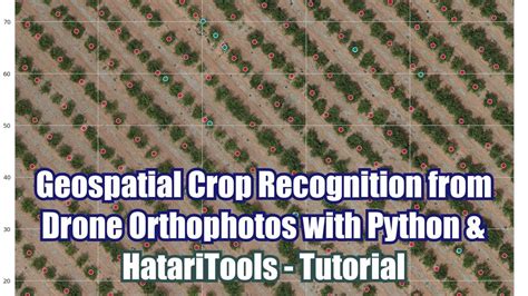 Geospatial Crop Recognition From Drone Orthophotos With Python And