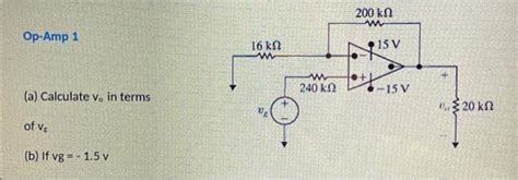 Solved Determine The Output Voltage For Each Circuit And Chegg
