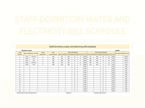 Free Electricity Bill Templates For Google Sheets And Microsoft Excel