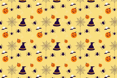 Halloween Pattern Background Vector Graphic By Iftidigital · Creative