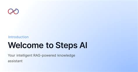 Welcome To Steps Ai Steps Ai Documentation