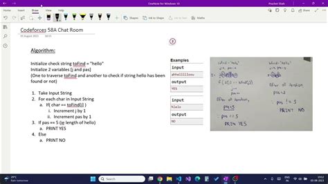 Codeforces 58a Chat Room Problem Beta Round 54 Competitive
