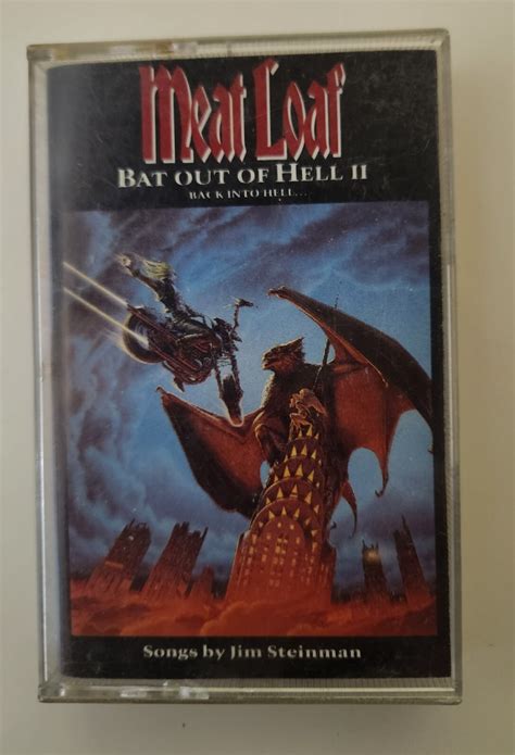Meat Loaf Cassette Tape Bat Out Of Hell Ii 1993 Jim Steinman Mca