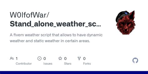 Github W0lfofwar Stand Alone Weather Script A Fivem Weather Script