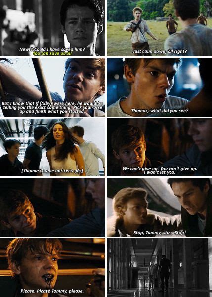 Maze Runner Thomas And Newt Maze Runner Maze Runner Thomas Maze Runner Movie