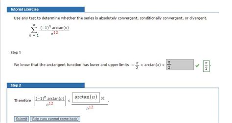 solved use any test to determine whether the series is
