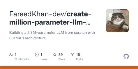 Create Million Parameter Llm From Scratchcodeipynb At Main