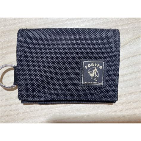 交換禮物首選 百貨購入 Porter International Catch系列 交換禮物 零錢包 鑰匙圈 可塞悠遊卡 蝦皮購物