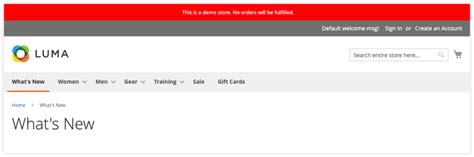 magento 2 demo store notice a complete guide magezon