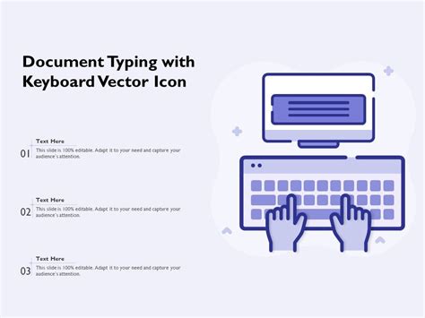 Document Typing With Keyboard Vector Icon Ppt PowerPoint Presentation Icon Slides PDF