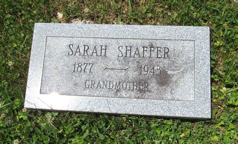 Sarah Jane “sadie” Varner Shaffer 1877 1943 Find A Grave Memorial