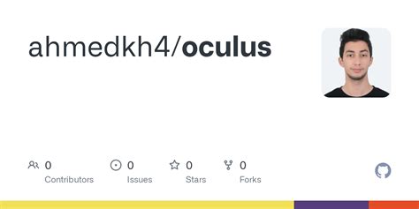 Github Ahmedkh4oculus